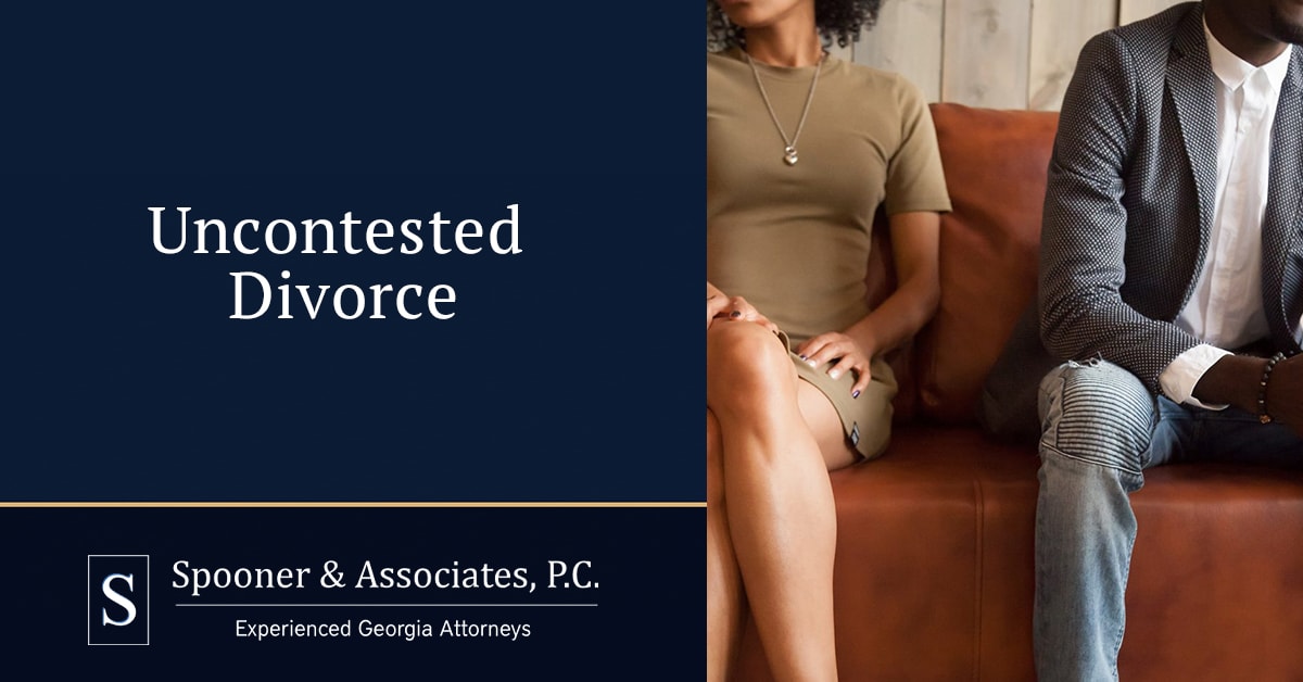 Heed Expert Advice on Uncontested Divorce in Georgia | Spooner Law